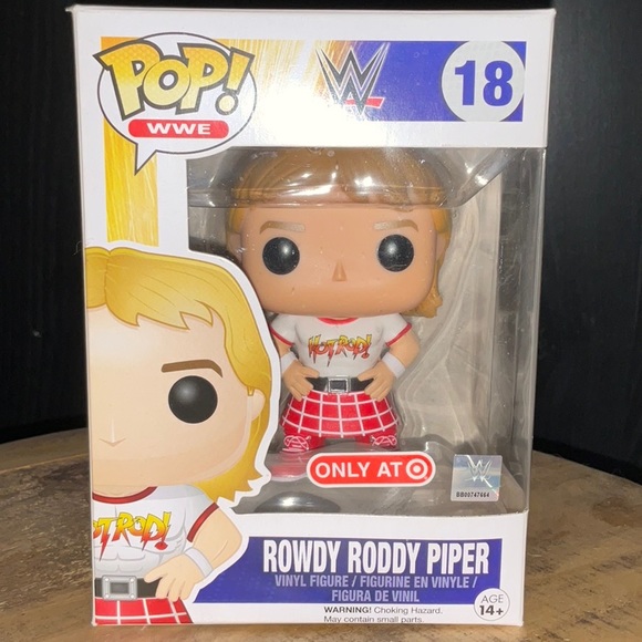 Funko | Other | Wwe Funko Pop Rowdy Roddy Piper Target Exclusive Never ...